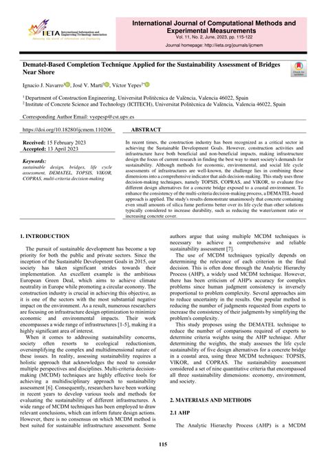 Pdf Dematel Based Completion Technique Applied For The Sustainability