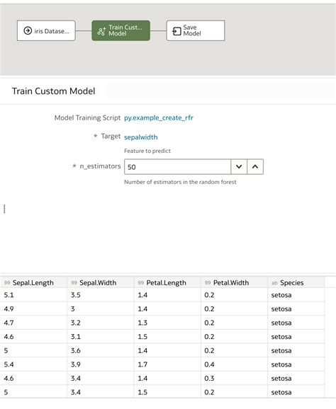 Custom Machine Learning Models In Oracle Dv