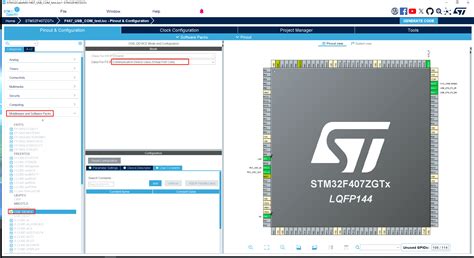 Stm32cubemx开发（stm32f407）学习笔记 Usb实验（cdc虚拟串口）stm32f407usb电路上拉 Csdn博客