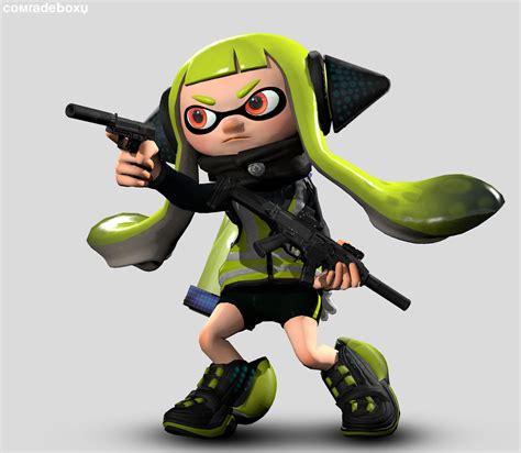Splatoon 1 Agent 3 Female By Mrjossman3 On Deviantart