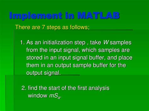 Ppt Time Scale Modification Of Speech Signal Powerpoint Presentation Id1583279