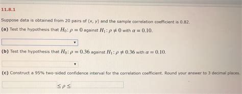 Solved Suppose Data Is Obtained From Pairs Of X Chegg
