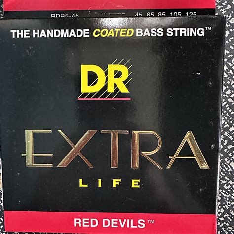 Dr Rdb5 45 Red Devils Coated Bass Strings 45 125 Reverb