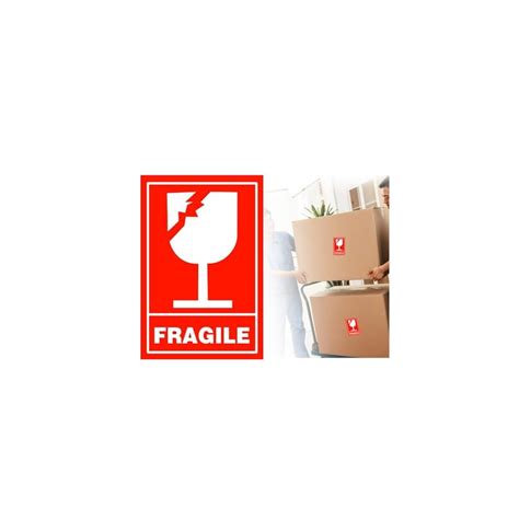 Stiker Pengiriman Label Rapuh Dan Kaca 2x3 Inch Indonesia Ubuy