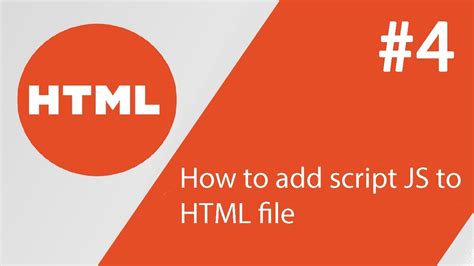 4 Adding Javascript To Html A Beginners Guide Youtube