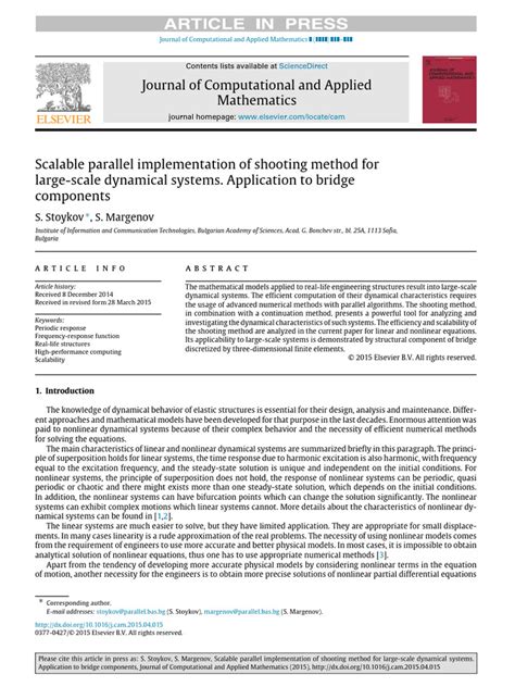 scalable parallel implementation of shooting method for large scale