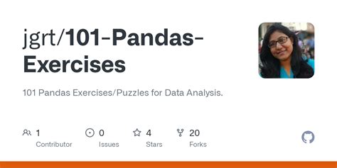 Github Jgrt101 Pandas Exercises 101 Pandas Exercisespuzzles For Data Analysis