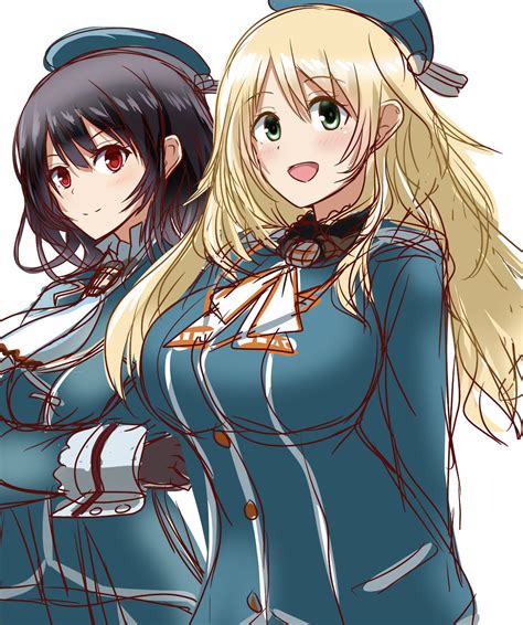 Atago And Takao Kantai Collection Drawn By Roko Roko Doradorazz Danbooru