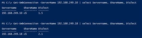rooting out hosts that support older samba versions