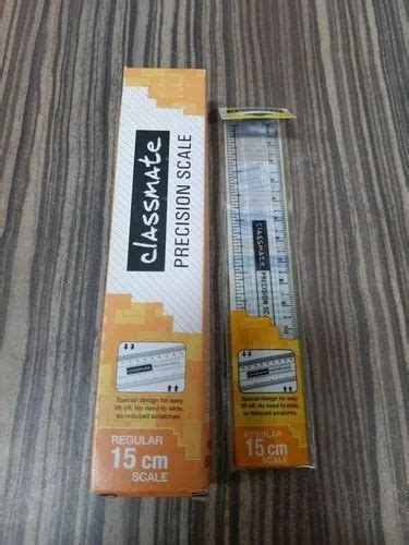 Classmate Precision Scale Length 15 Cm Material Plastic At ₹ 5
