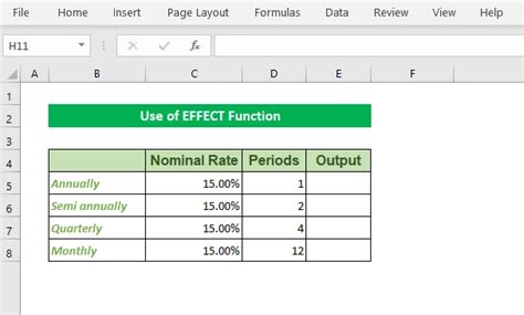 The Effect Function In Excel Explained With 2 Examples And 3 Videos