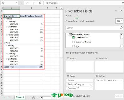 How To Create Pivot Table In Excel For Different Worksheets Excel Untold