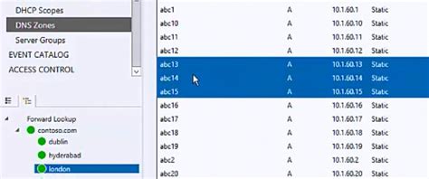 Set Access Scope For Dns Resource Records Microsoft Learn