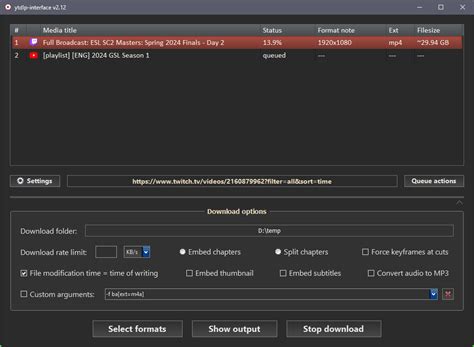 Ytdlp Interface 2141 Download Free Videohelp