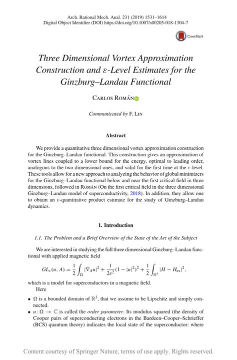Three Dimensional Vortex Approximation Construction And ε Level Estimates For The Ginzburg