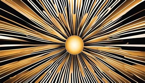 Sunburst Pattern Premium Ai Generated Image