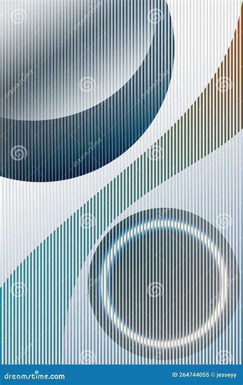 Modern Simple Geometric Line Color Block Gradient Overlay Art Pattern
