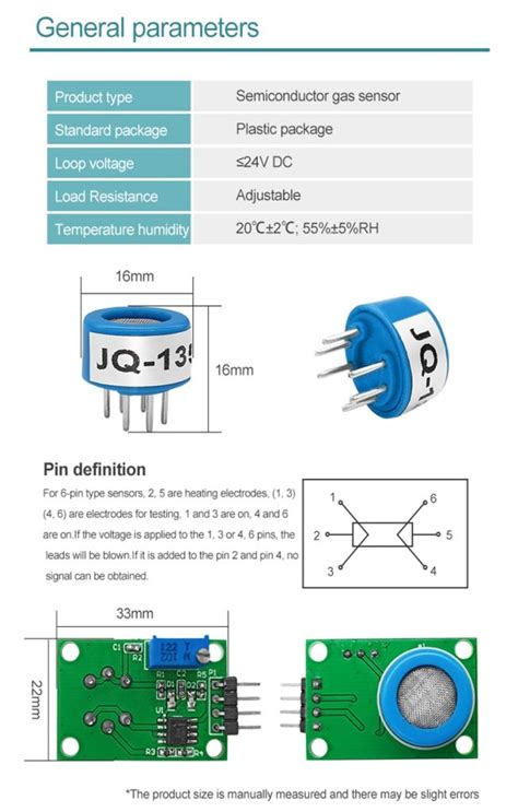 mq4 methane gas sensor ch4 semiconductor sensor