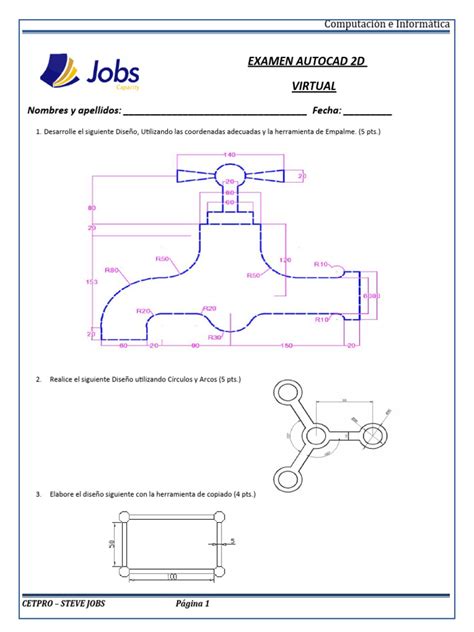 Examen De Autocad1 Pdf