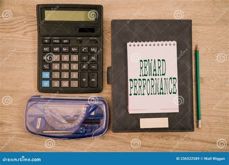 Handwriting Text Reward Performance Business Overview Appraisal