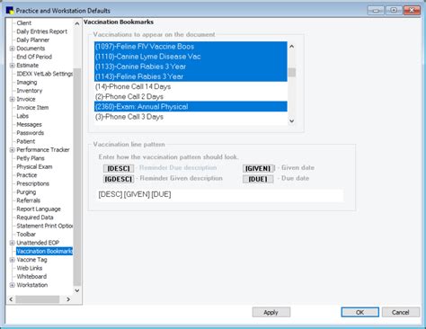 vaccination bookmarks setup and usage cornerstone help hub