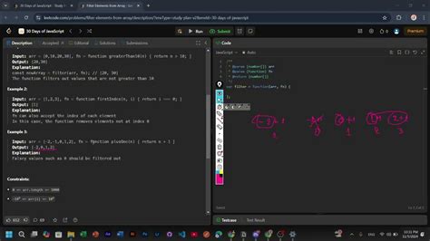 Javascript Leetcode Day 6 Filter Elements From Array Easy Ft Soukthavy Youtube