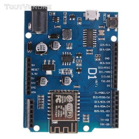 Esp8266 Esp 12e Wifi Carte Sans Fil Pour Arduino Uno Ide Com En France