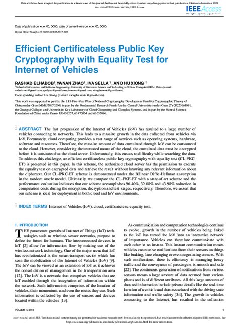 Efficient Certificateless Public Key Cryptography With Equality Test