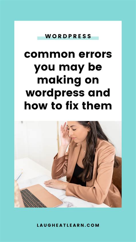 Common WordPress Errors And What To Do Laugh Eat Learn