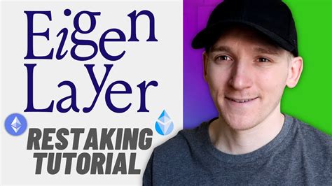 Eigenlayer Tutorial How To Restake Eth On Eigenlayer Youtube