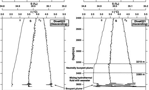 Vertical Profiles Of Potential Temperature θ Salinity S And Download Scientific Diagram
