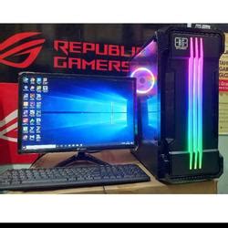 Jual Pc Gaming Core I Full Set Ram Gb Vga Gb Rtx Gb Monitor Curve Kota Bandung