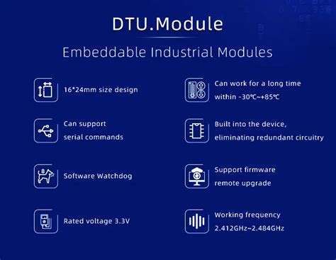 Hot IoT Transmitter Plug Switch Outdoor Dongle 72Mbps Audio Wifi BLE DTU DTU Module Products