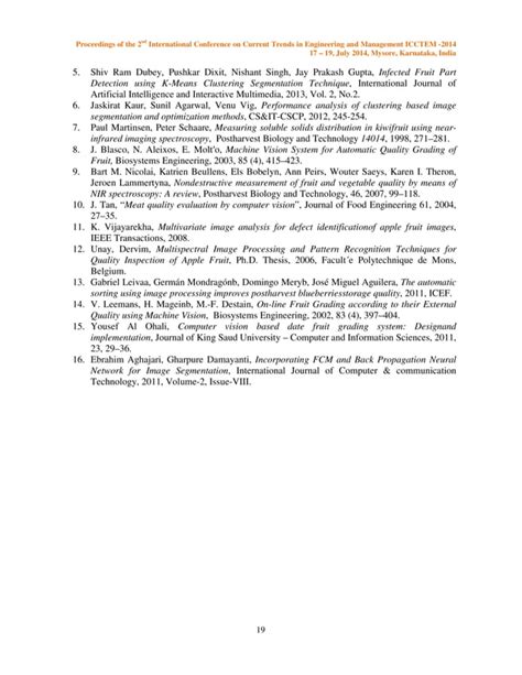 Using K Means Cluster And Fuzzy C Means For Defect Segmentation In Fruits Pdf