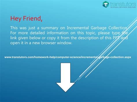 Incremental Garbage Collection Computer Science Ppt