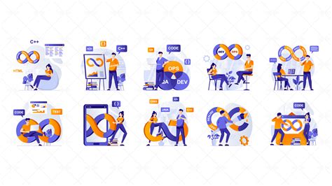 10 devops illustrations graphics motion array