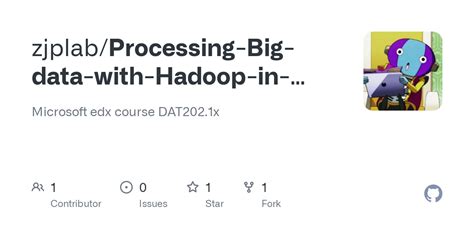 Github Zjplabprocessing Big Data With Hadoop In Azure Hdinsight Microsoft Edx Course Dat2021x