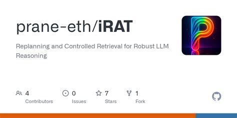 Github Prane Ethirat Replanning And Controlled Retrieval For Robust Llm Reasoning