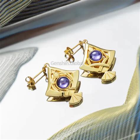 Yae Miko Gold Plated Silver Earrings ACGN Merch Shop