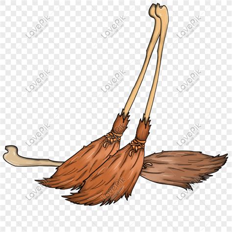 할로윈 빗자루 그림 Png 일러스트 무료 다운로드 Lovepik