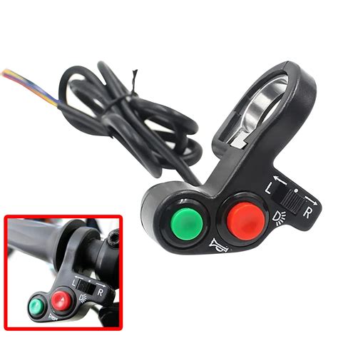 ATORAY 22MM Handlebar Light Horn ON Off Signal Indicator Switch For Bajaj Pulsar 135 LS DTS I