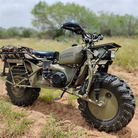 The Rokon Mototractor A Two Wheel Drive Motorcycle Made In The Usa