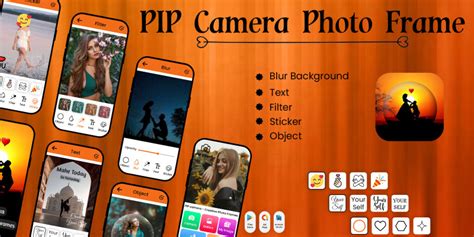 pip camera frames android app template by elveeinfotech codester