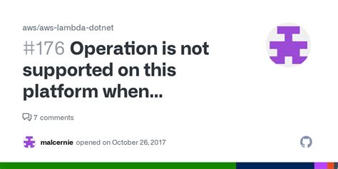 Operation Is Not Supported On This Platform When Performing Getobject Against S3 · Issue 176