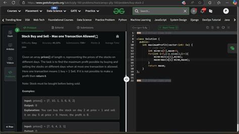 Gfg160 Geekstreak2025 Geeksforgeeks Dsa Problemsolving Priyal