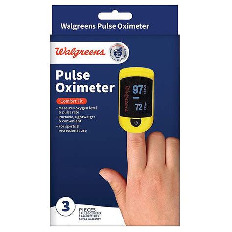 Pulse Oximeters For Blood Oxygen Saturation Walgreens