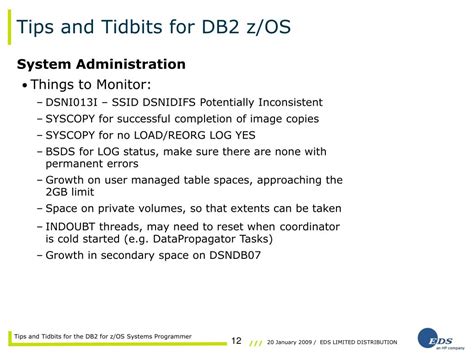 Ppt Db2 Tips And Tidbits For The Db2 For Z Os Systems Programmer Powerpoint Presentation