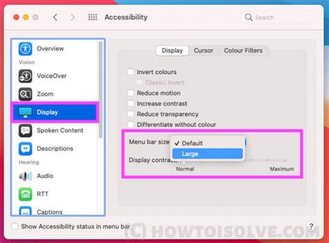 How Do I Increase The Mac System Font Size