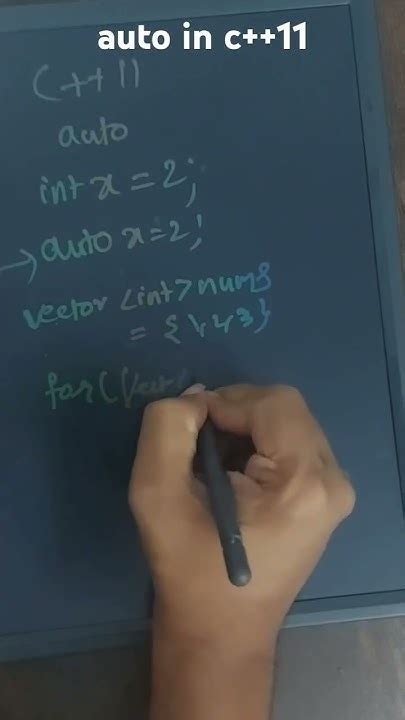 Auto In C11 C11 Cpp11 Cpp Moderncpp Youtube