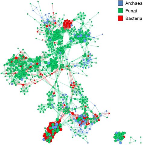 Co Occurrence Network Of The Main Otus Based On Correlation Analysis Download Scientific